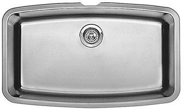 Blanco 440104 32 Inch Undermount Single Bowl Stainless Steel Sink with ...