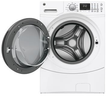 GE GFWN1600JWW 27 Inch 4.3 cu. ft. Front Load Washer with 11 Wash ...