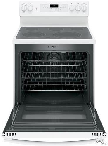 GE JB750DJWW 30 Inch Freestanding Electric Range with 5 Smoothtop ...