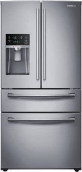 Samsung RF28HMEDBSR 36 Inch French Door Refrigerator with 28.15 cu. ft ...